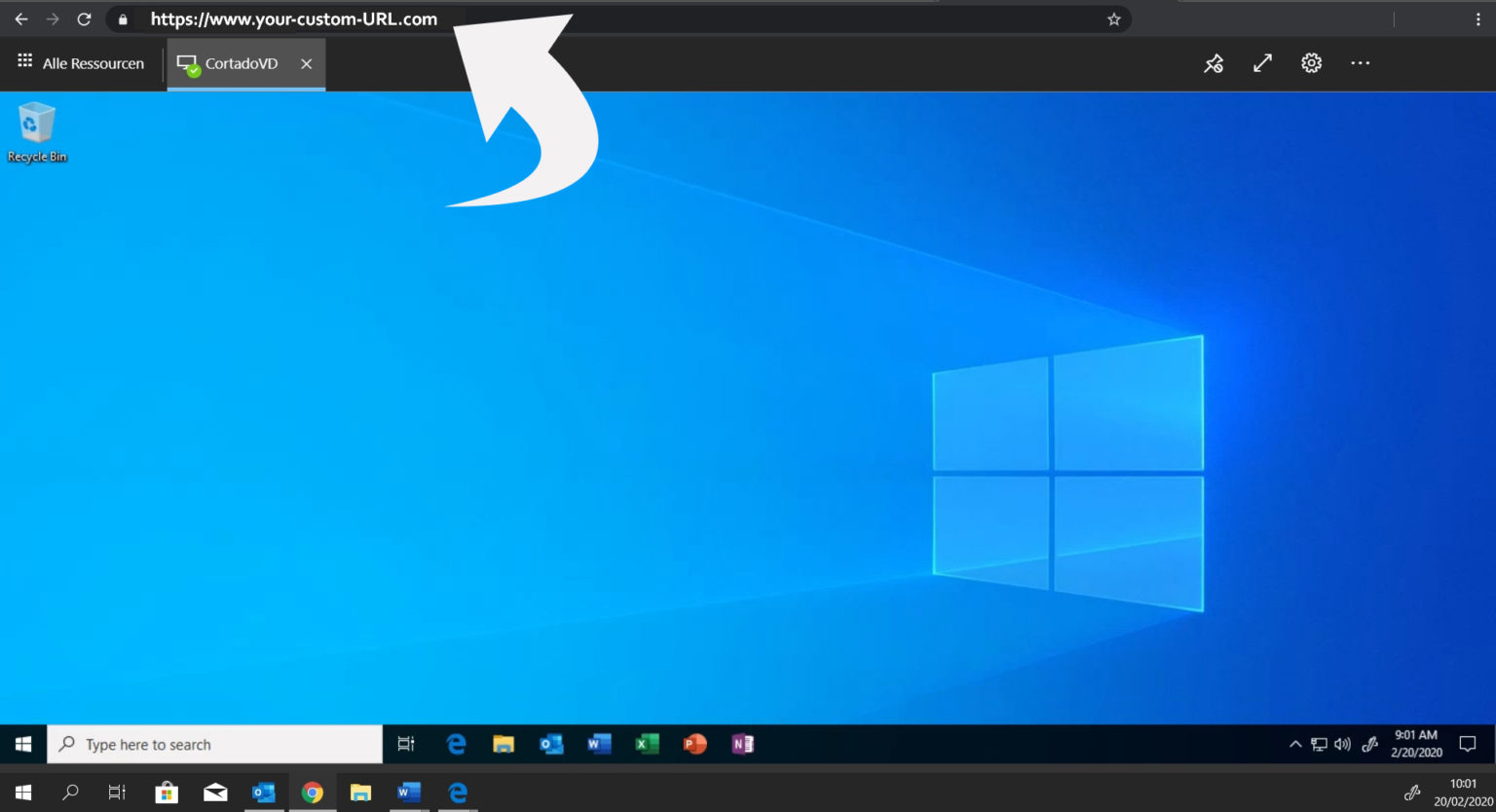 Setting Your Own Custom URL for AVD's HTML 5 Client - ezeep - ezeep