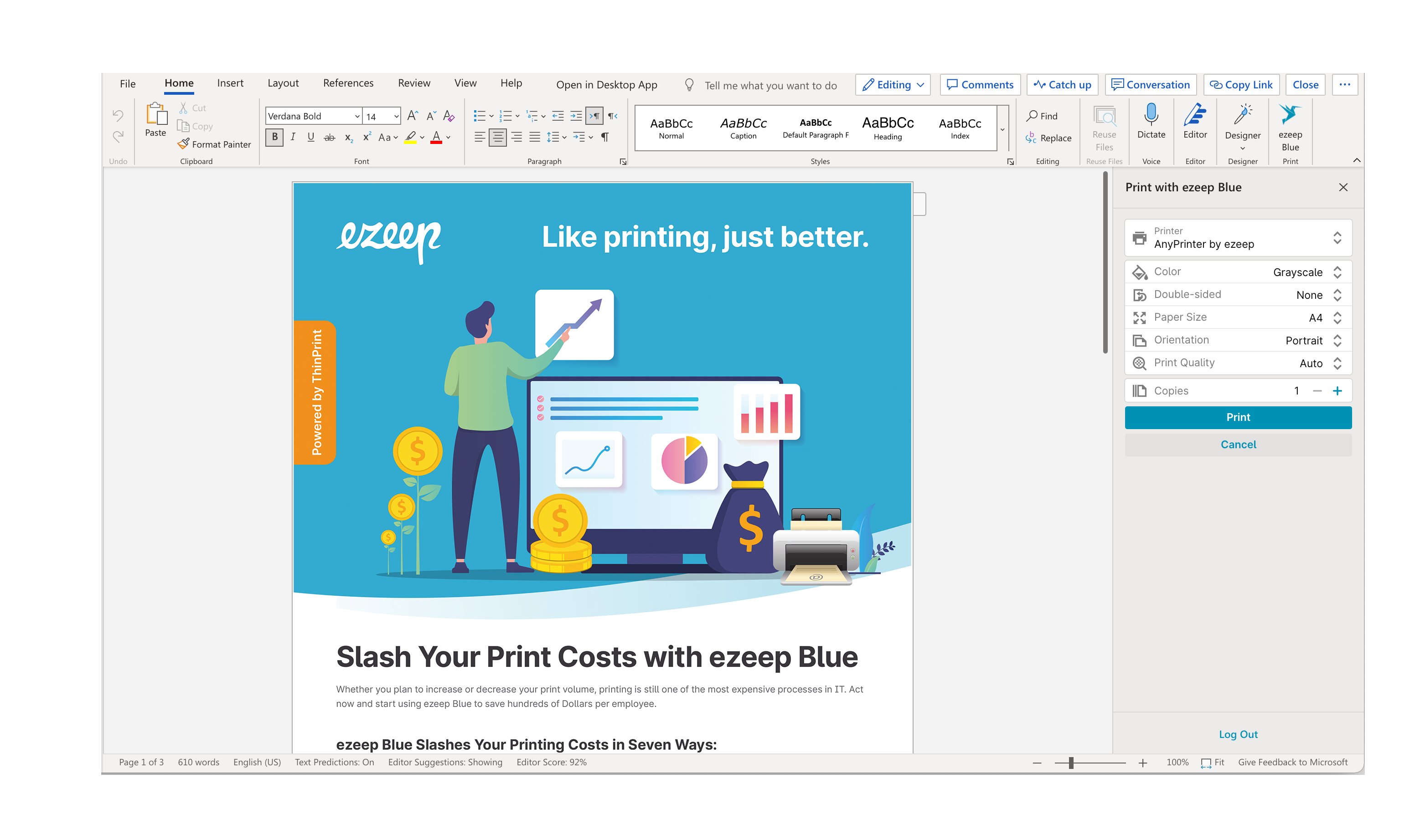 270 Million Users Can Print Directly From Teams With Ezeep Blue No 