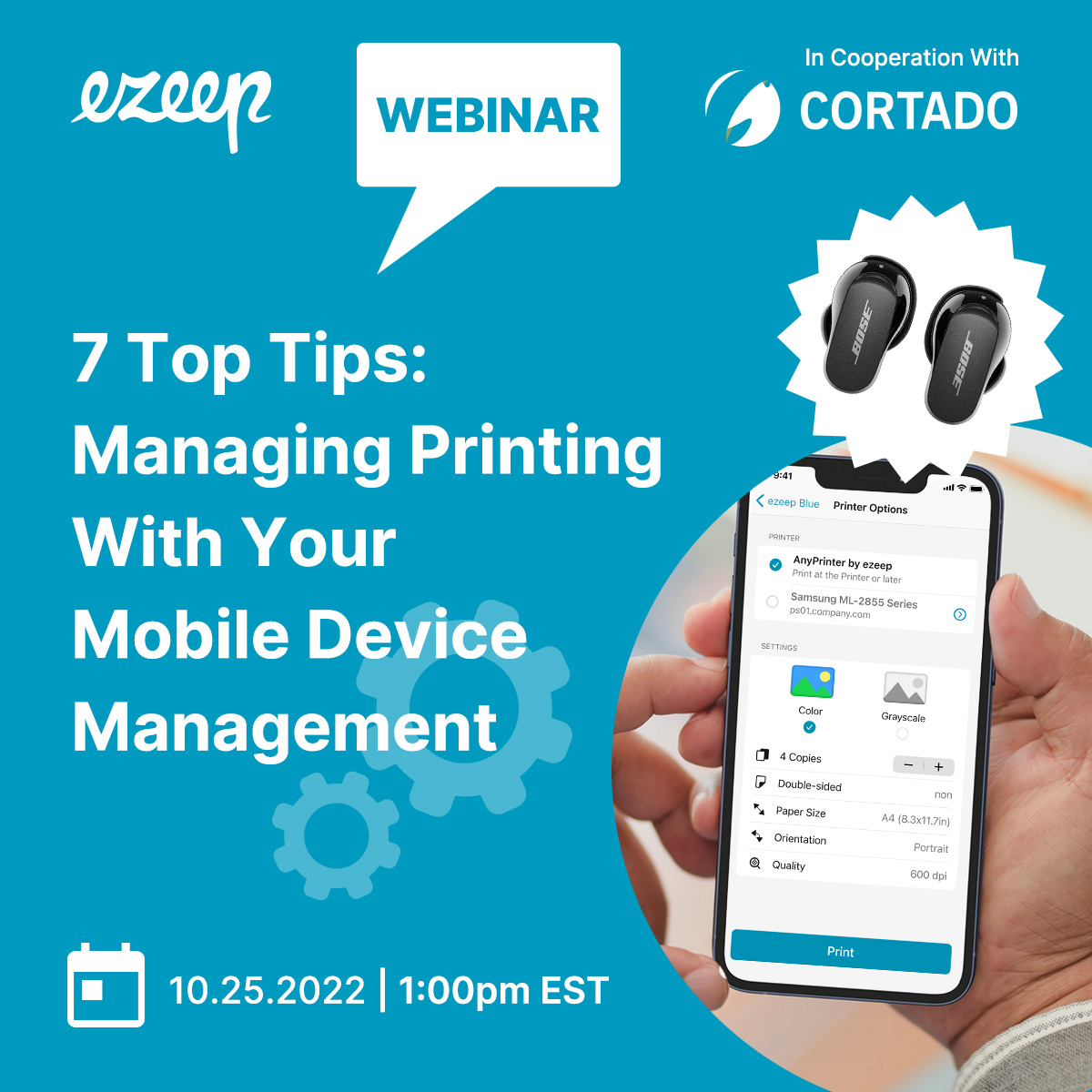 7 Top Tips: Managing Printing With Your Mobile Device Management - ezeep