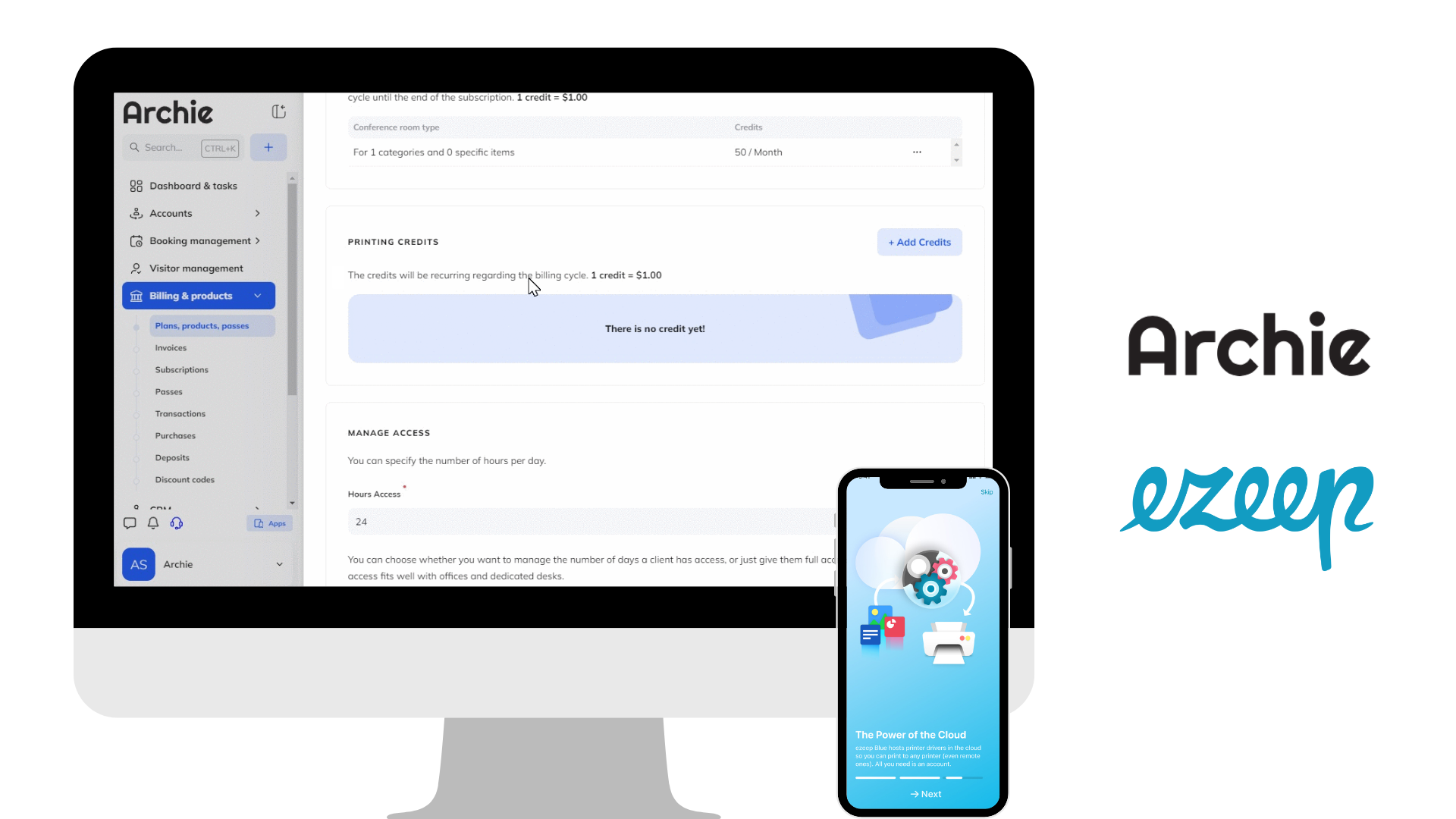 ezeep Blue Integration with Archie - ezeep